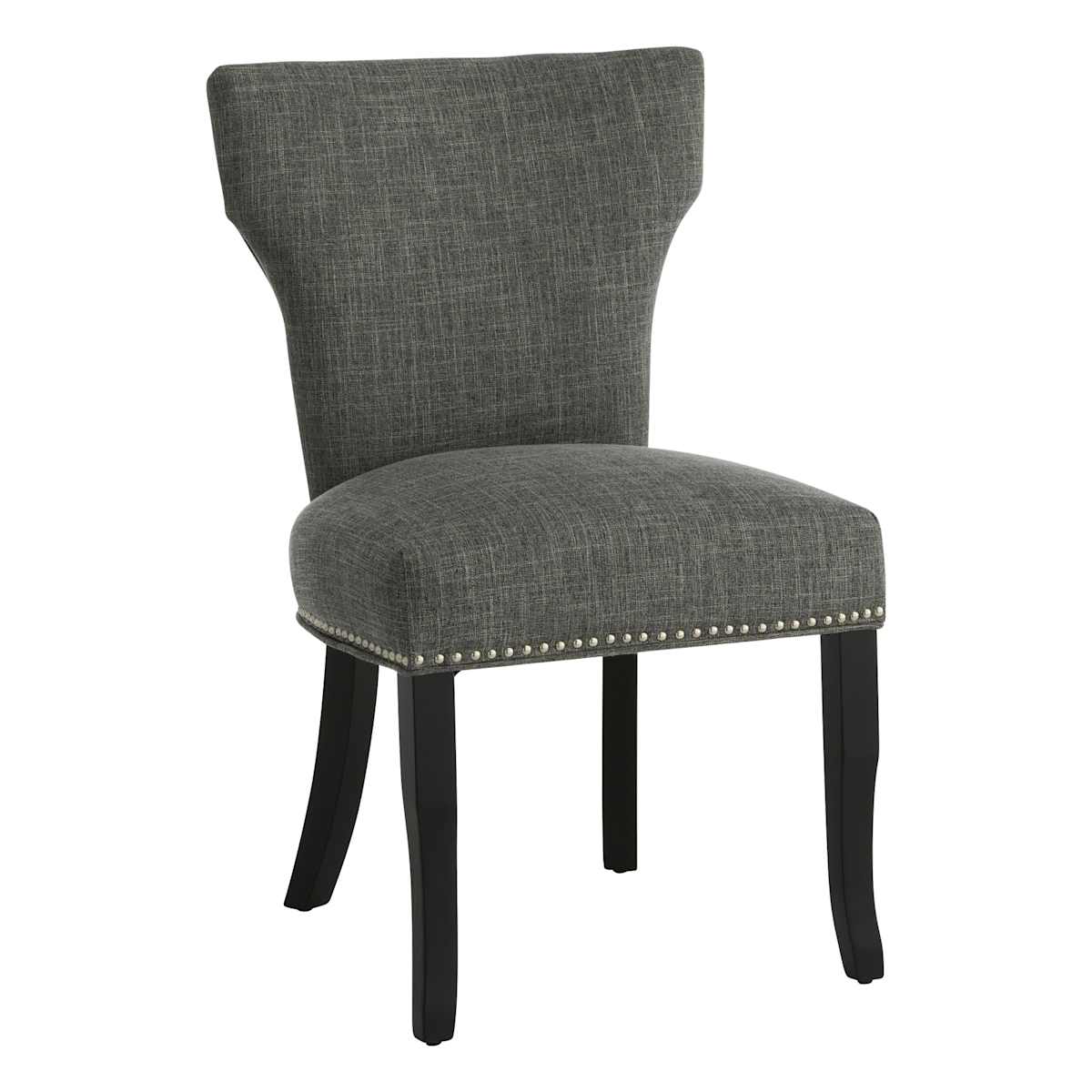 Studded upholstered dining chairs store