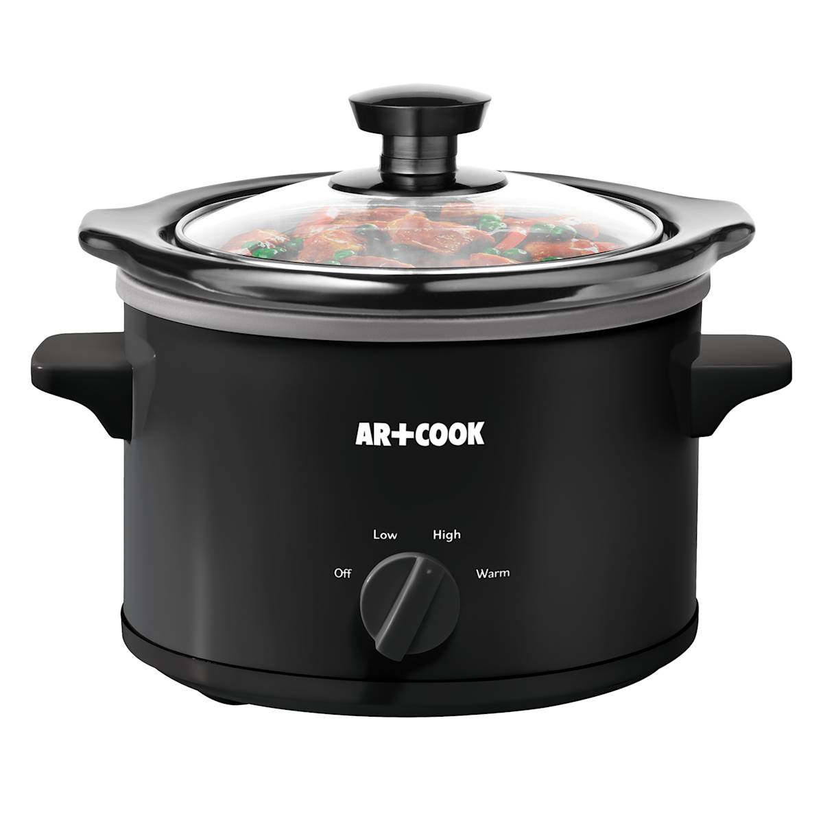 Black Slow Cooker, 1.5qt