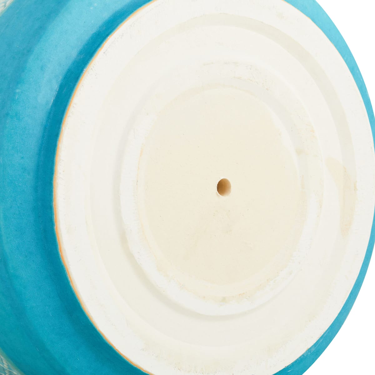 Indoor Blue Reactive Glaze Diamond Pot, Large | At Home