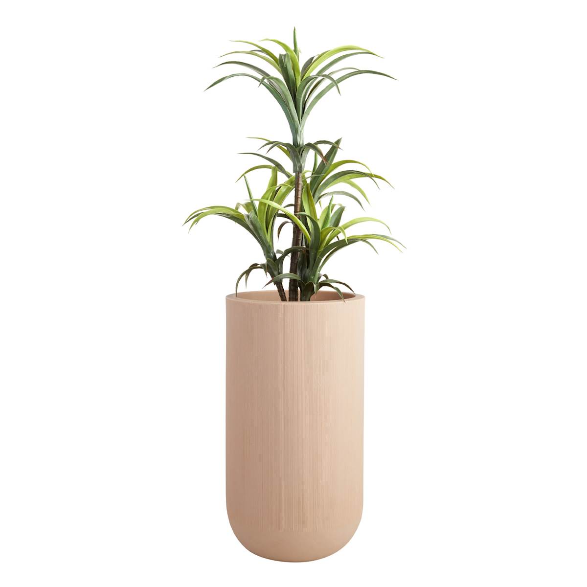 Japi Fringe Clay Tall Outdoor Planter, Medium | At Home