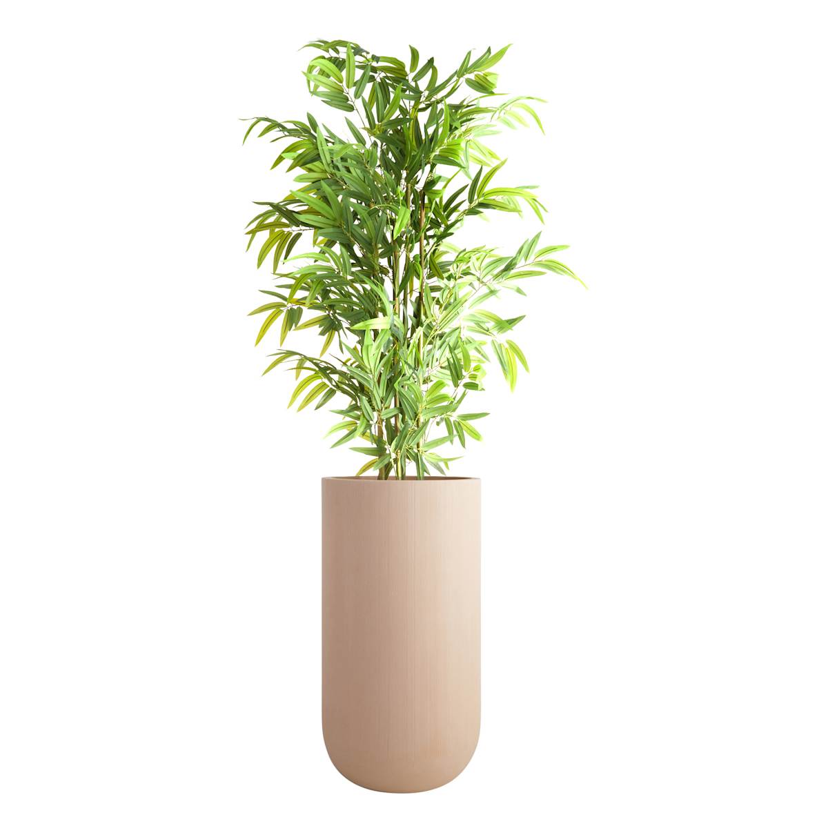 Japi Fringe Clay Tall Outdoor Planter, Large | At Home