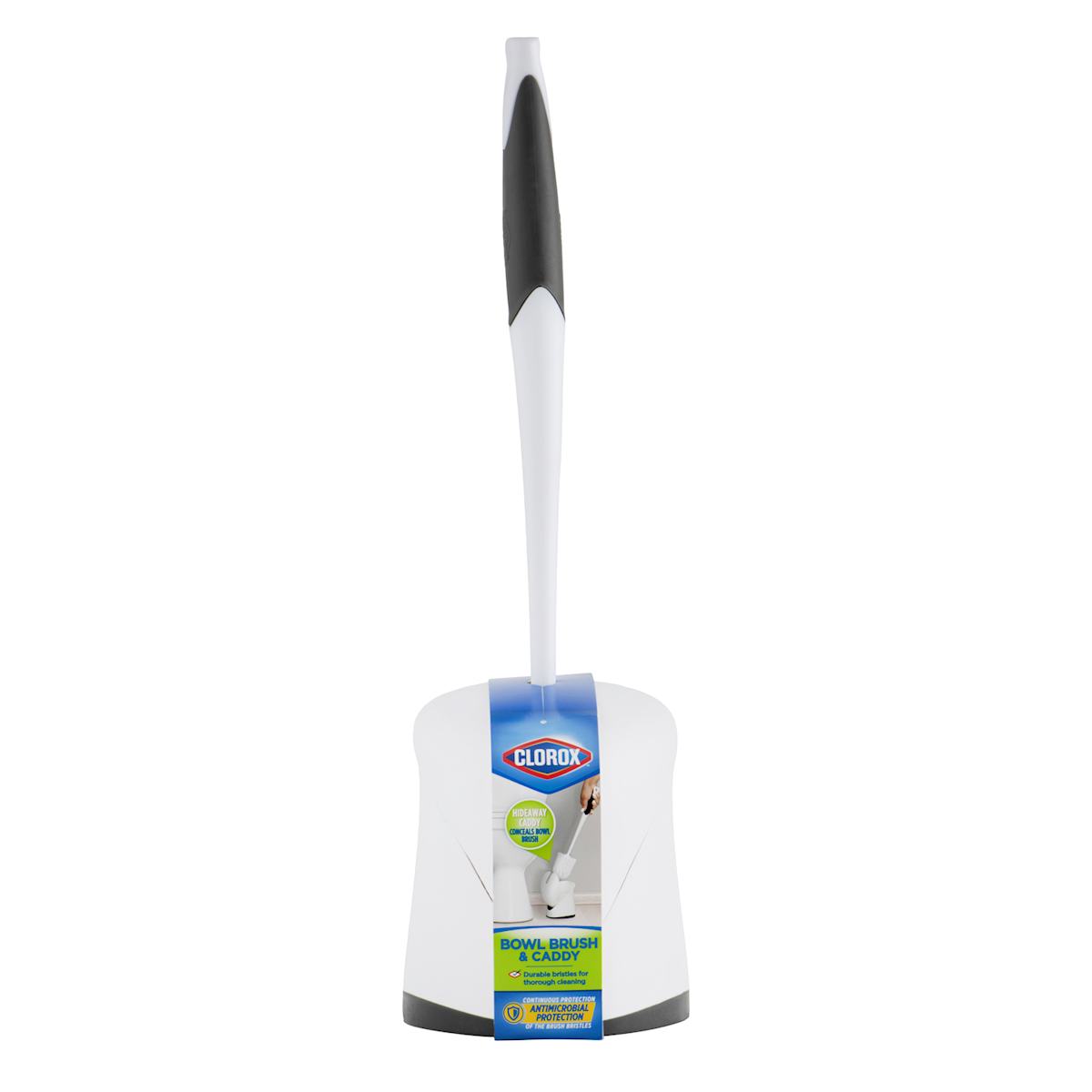 Clorox Hideaway Toilet Bowl Brush Caddy Set | At Home