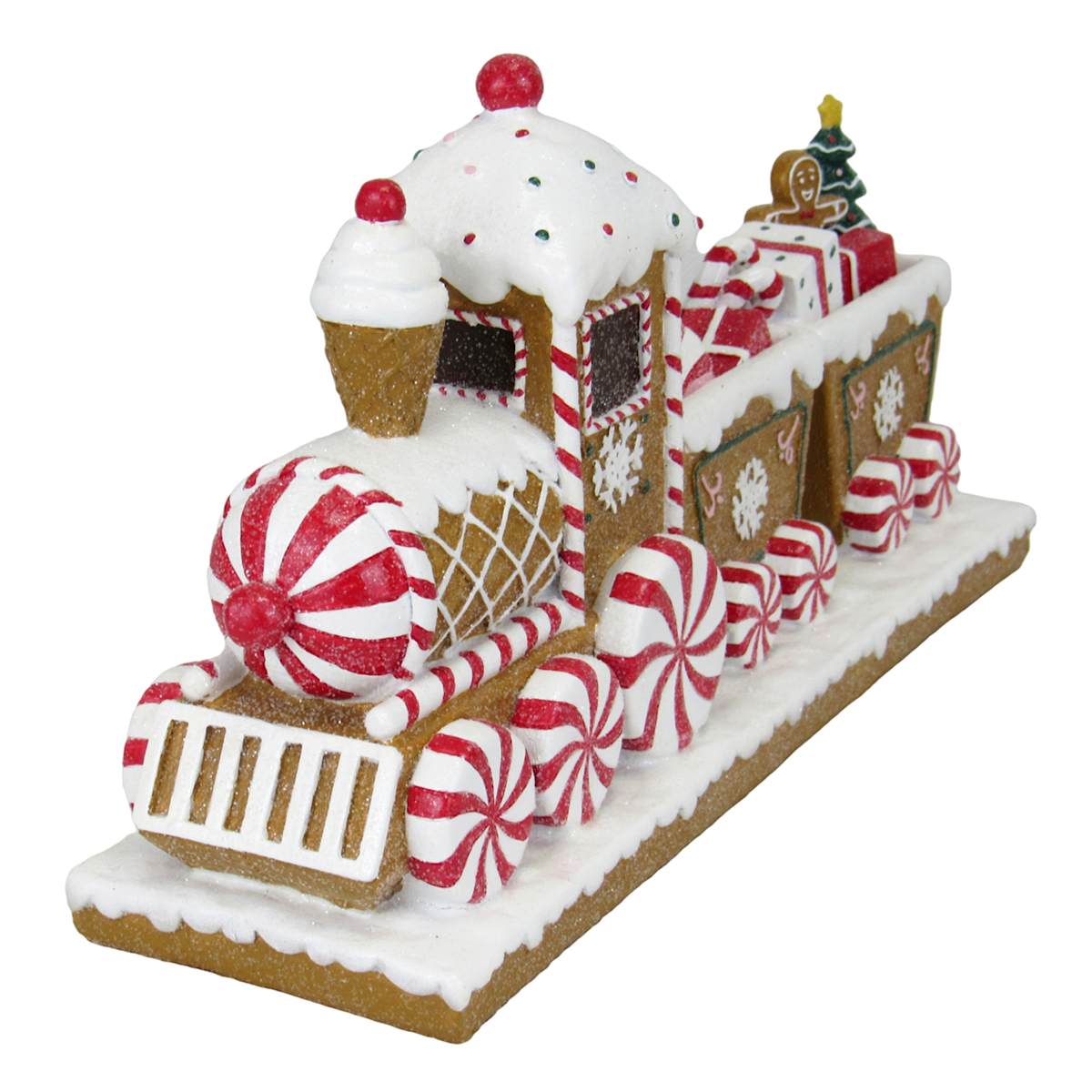 Gingerbread Lane Gingerbread Train with Peppermint Wheels 12in ...