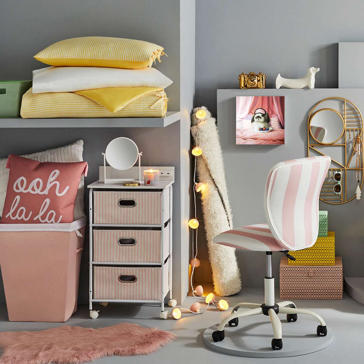 Miss Rabbit Canvas Wall Art, 12"