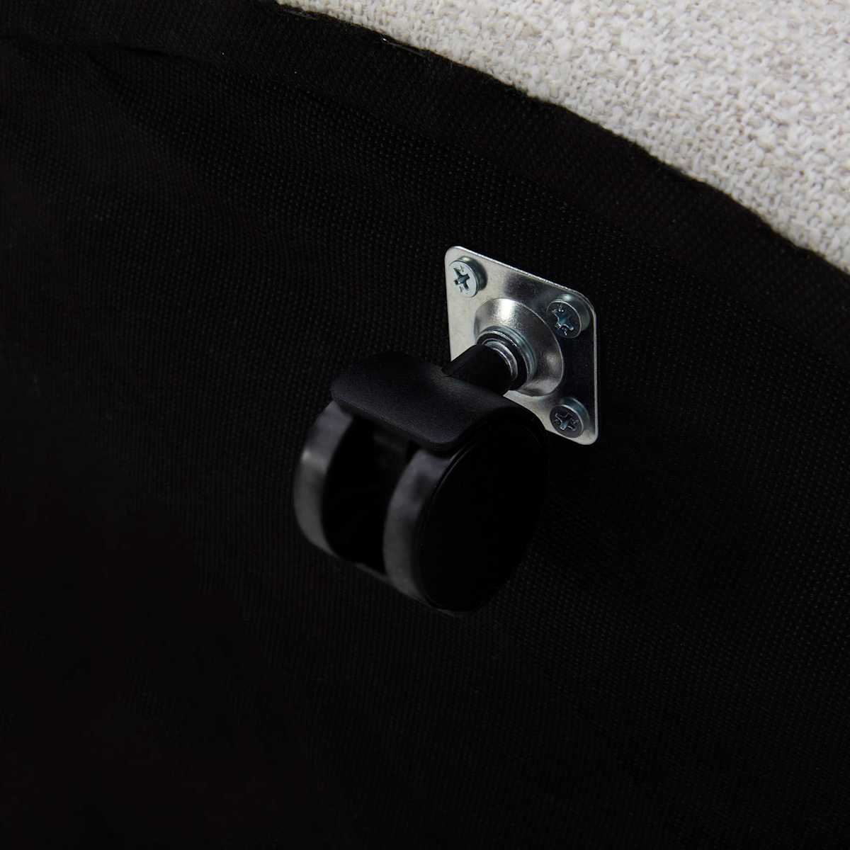 Draper Storage Ottoman Taupe | At Home