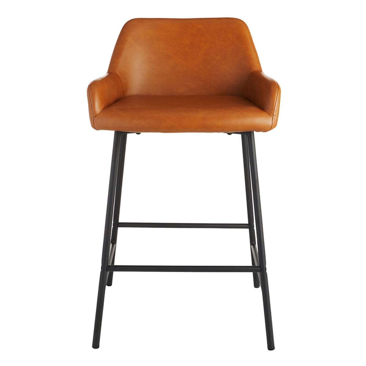 Honeybloom Destin Counter Stool Cognac | Cognac Counter Stool | At Home