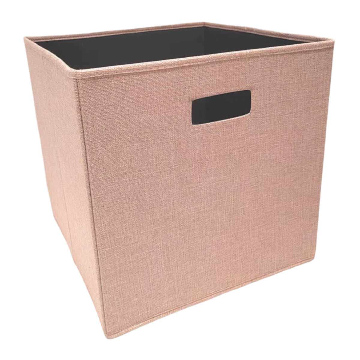 Pink Square Fabric Storage Cube, 13"