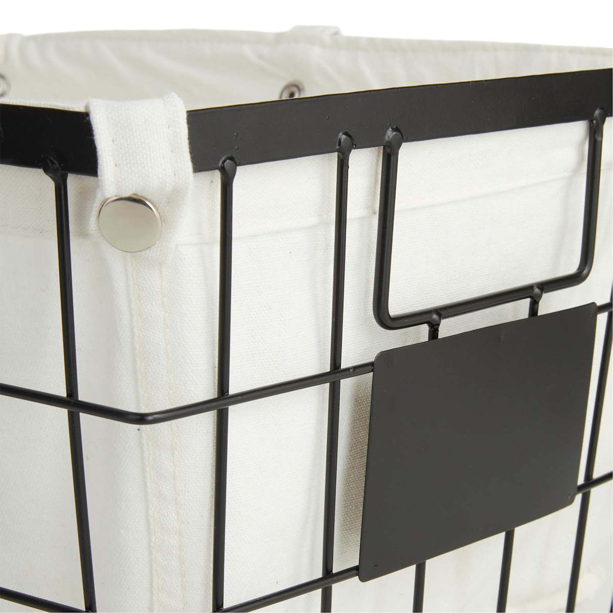 Wire basket with liner store
