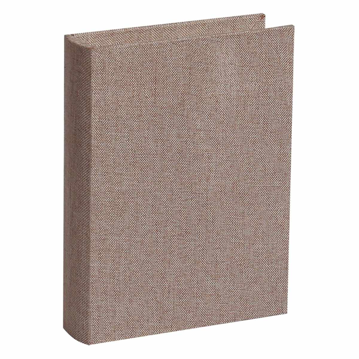 Tan Linen Book Box, 7"