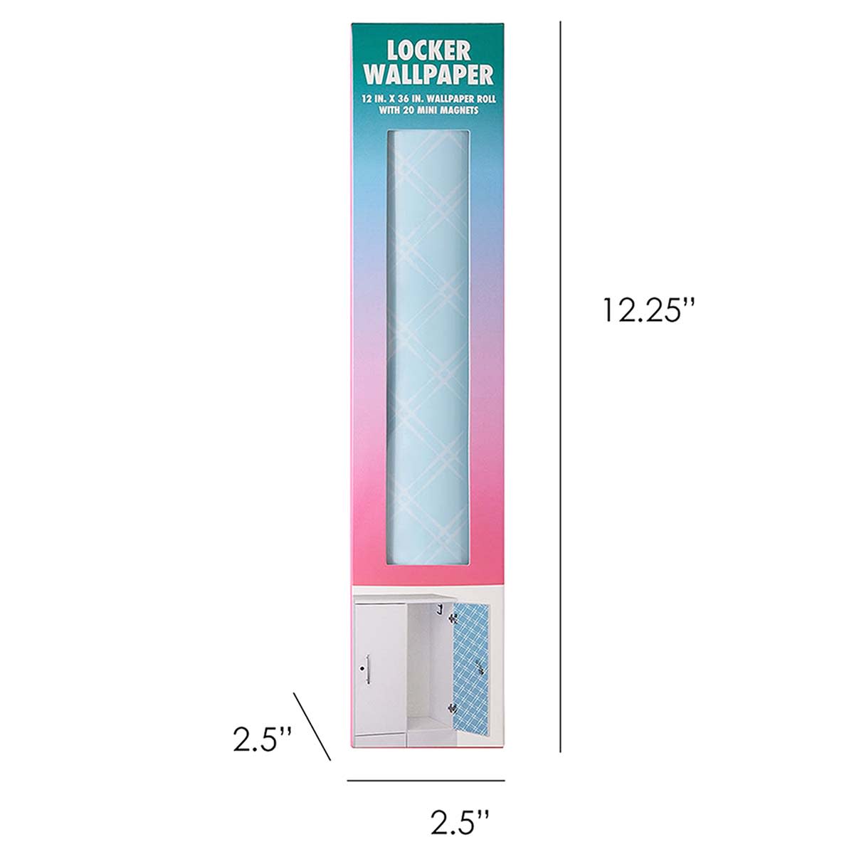 Blue Crosshatch Patterned Locker Wallpaper