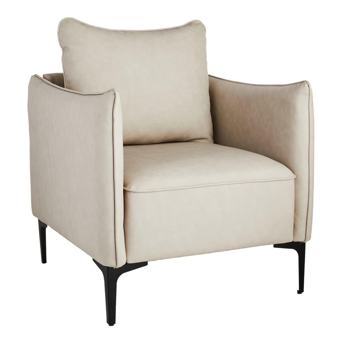 Crosby St. Ryan Faux Leather Accent Chair | At Home