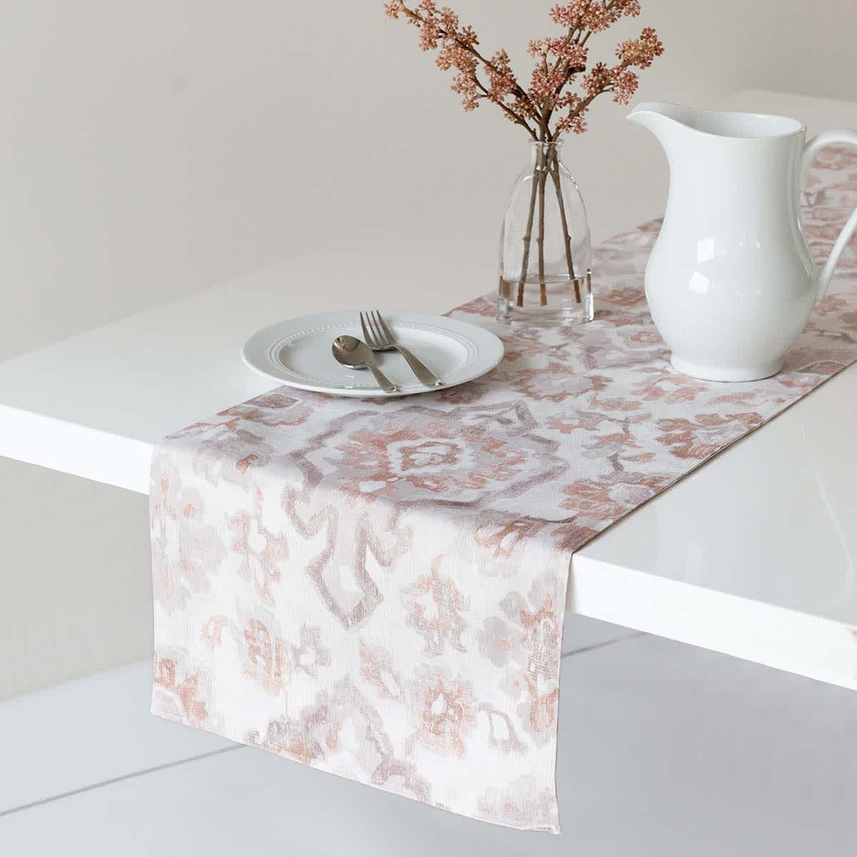 Dusty Rose Marrakesh Table Runner, 14x72