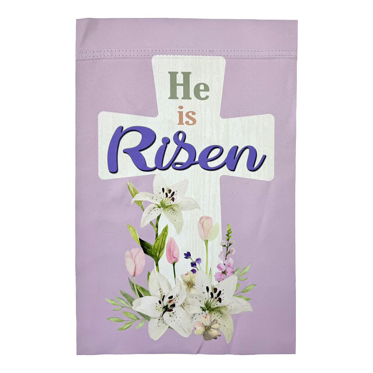 He Is Risen Yard Flag, 18" | At Home