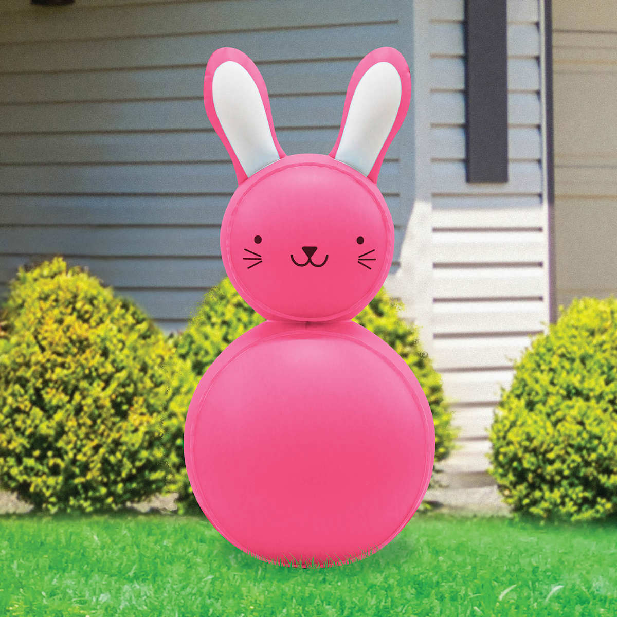 Bunny Brights Pink Blow-Up Inflatable Marshmallow | At Home