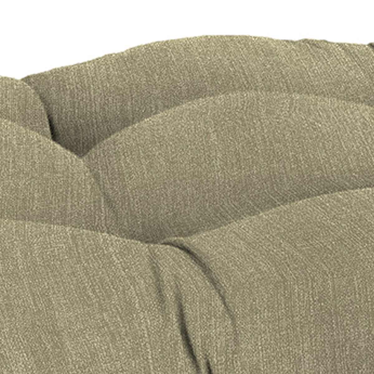 Tahiti Brown Bark Outdoor Wicker Settee Cushion | At Home