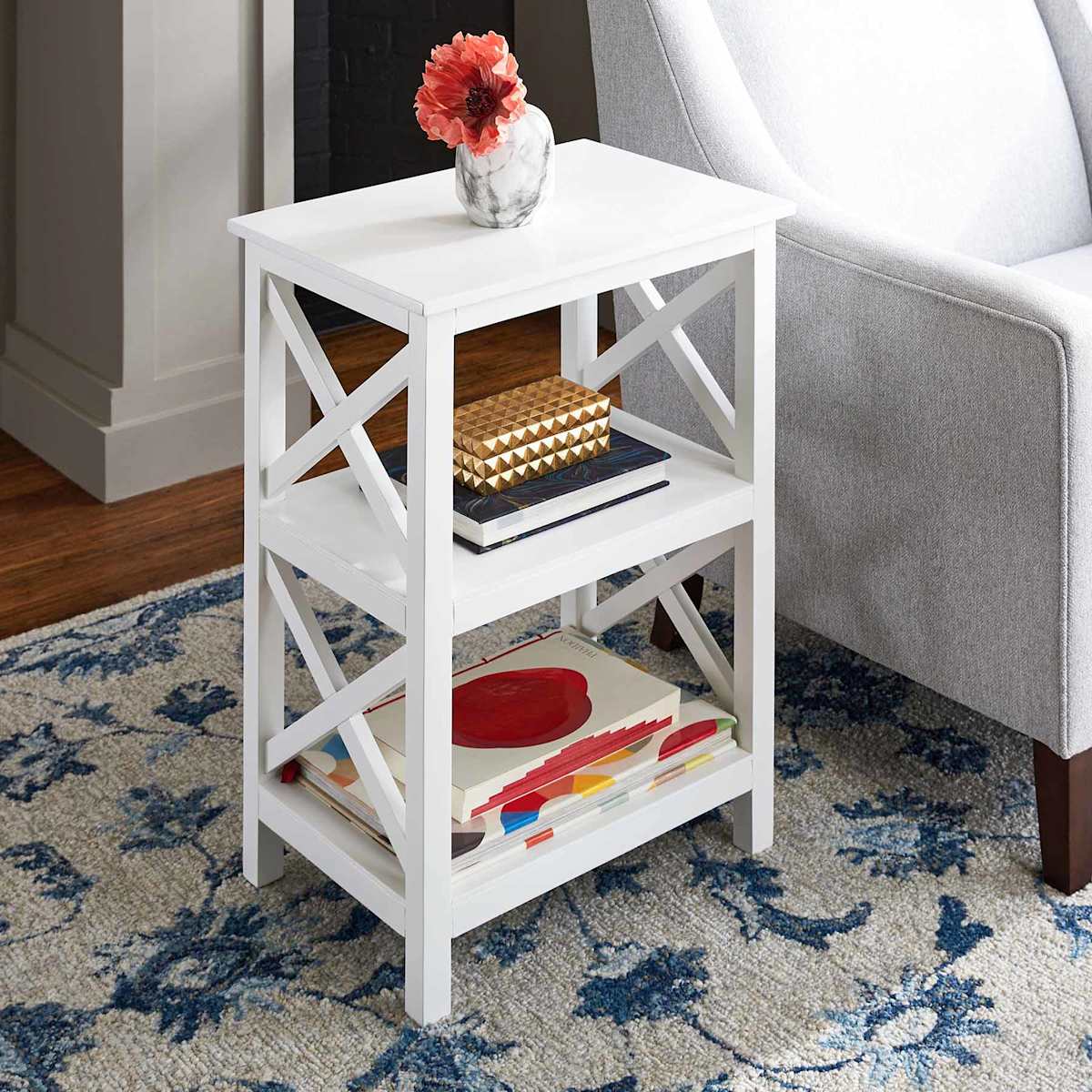 Alexander Accent Table White | At Home