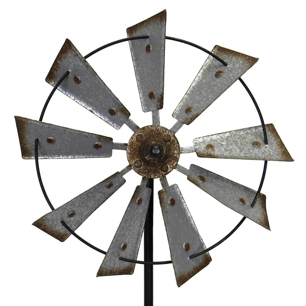 Windmill Wheel Metal Yard Pick, 41" | At Home