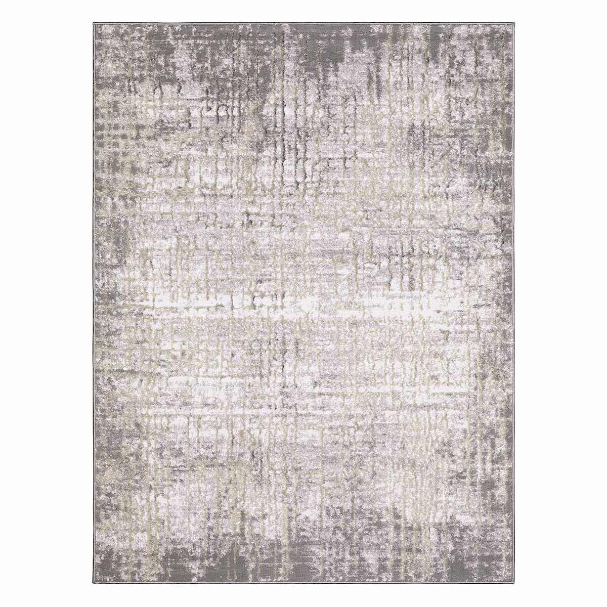 Edmond Neutral Abstract Area Rug, 5x7