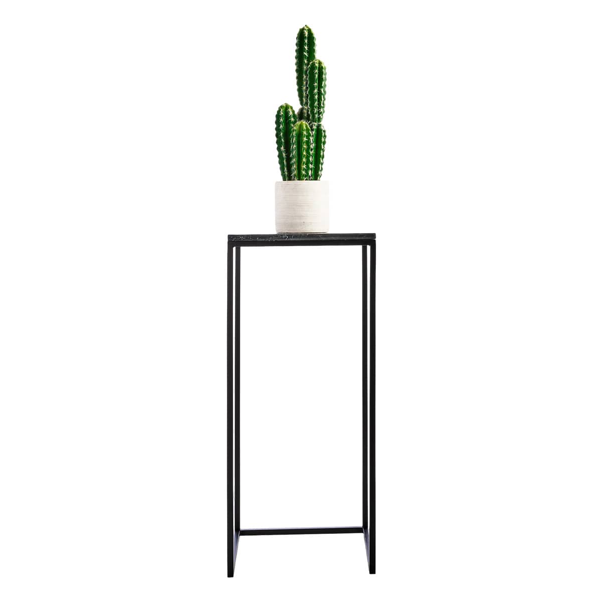 Crosby St. Metal & Marble Plant Stand, Medium | At Home