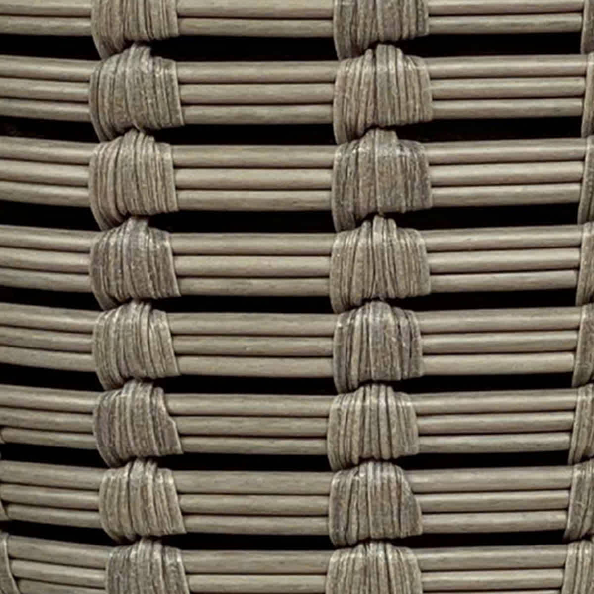 Grey Poly Rattan Outdoor Planter, Large