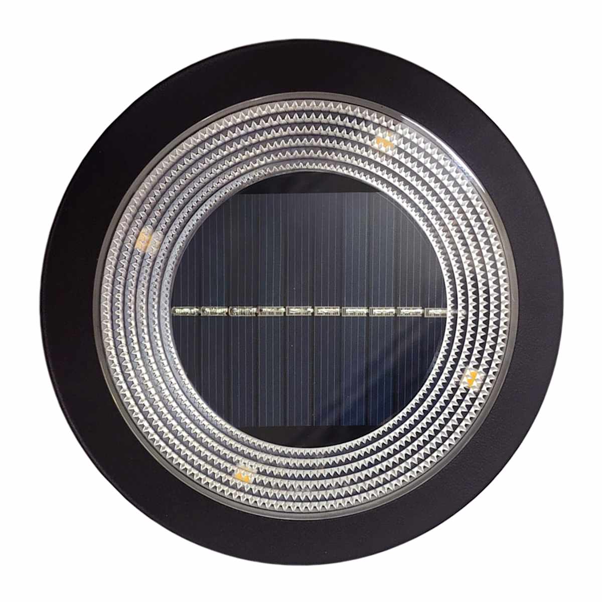 4-Pack 15-Lumen Solar Multi-Purpose Color Changing Disc Light