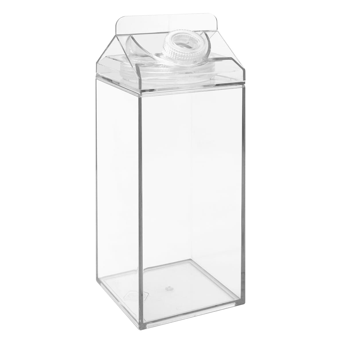 Half Gallon Acrylic Milk Carton
