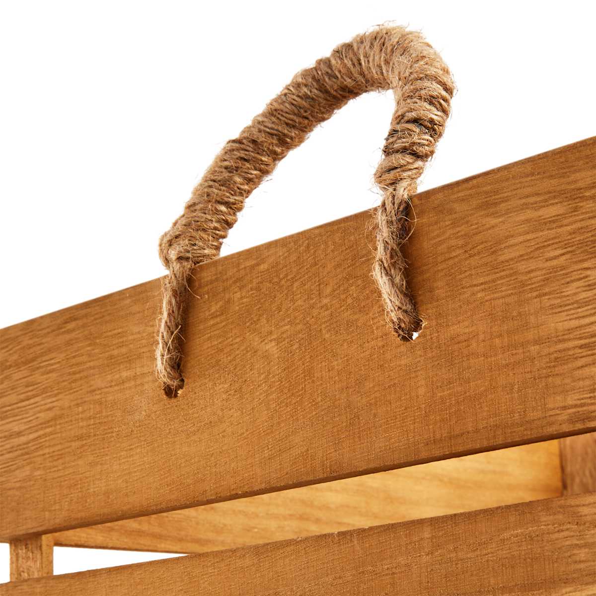 Large Natural Wooden Storage Basket | Honeybloom | Home Organization ...