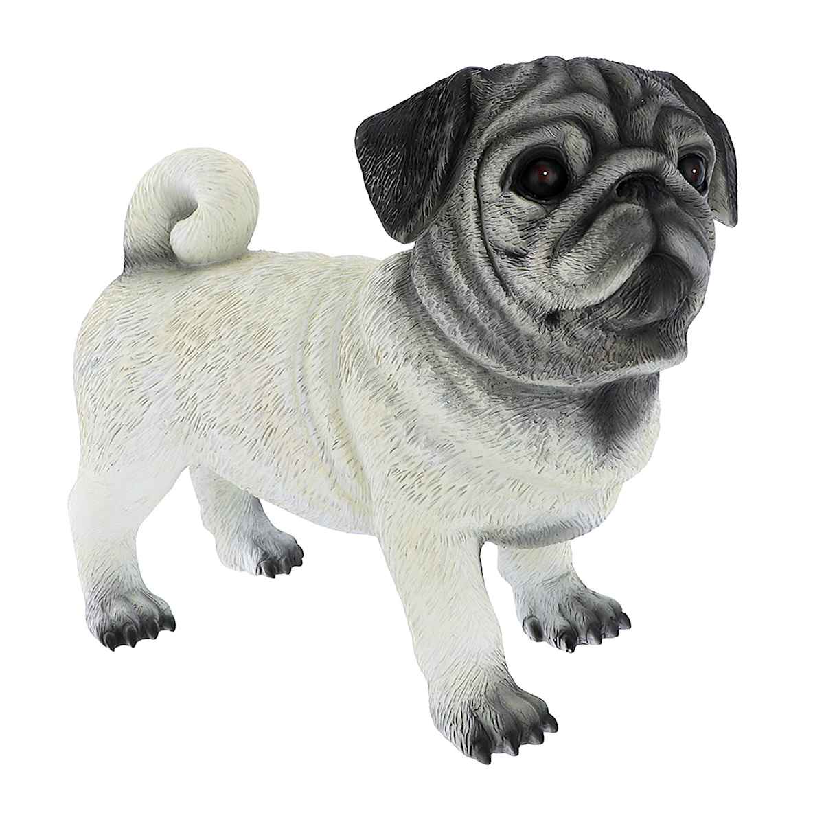 12In Pug Statue