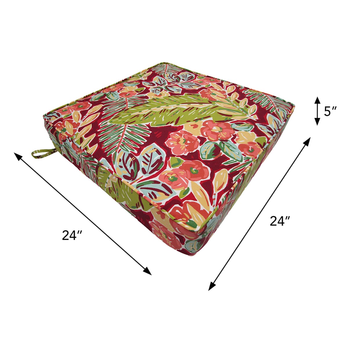 Tropical Cherry Outdoor Deep Seat Cushion | At Home