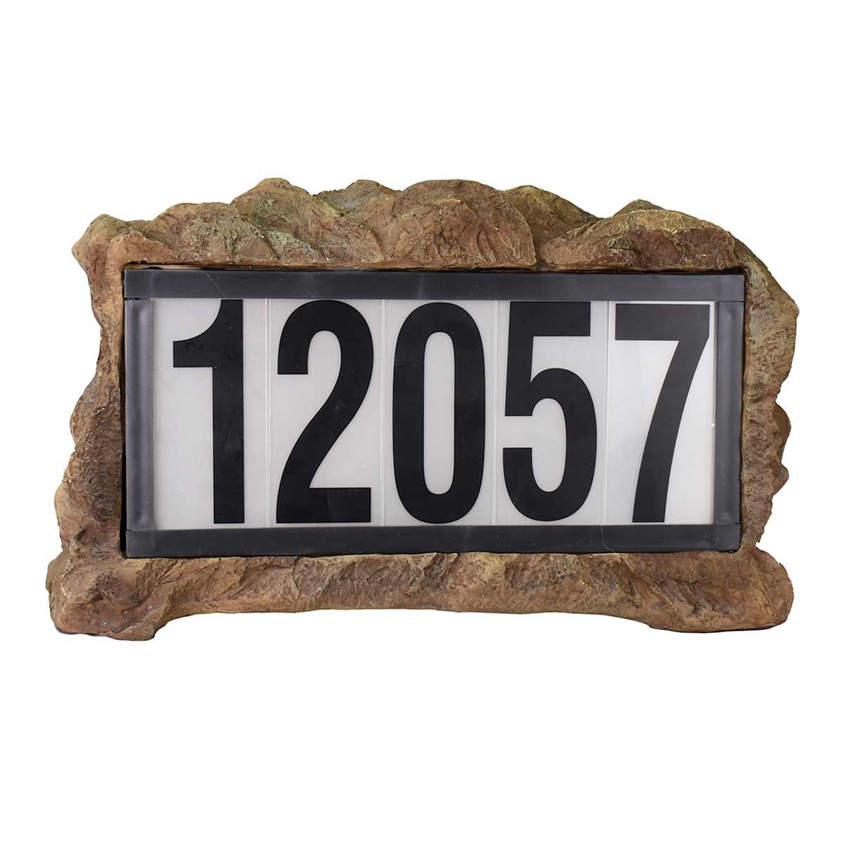 Solar Rock Address Light