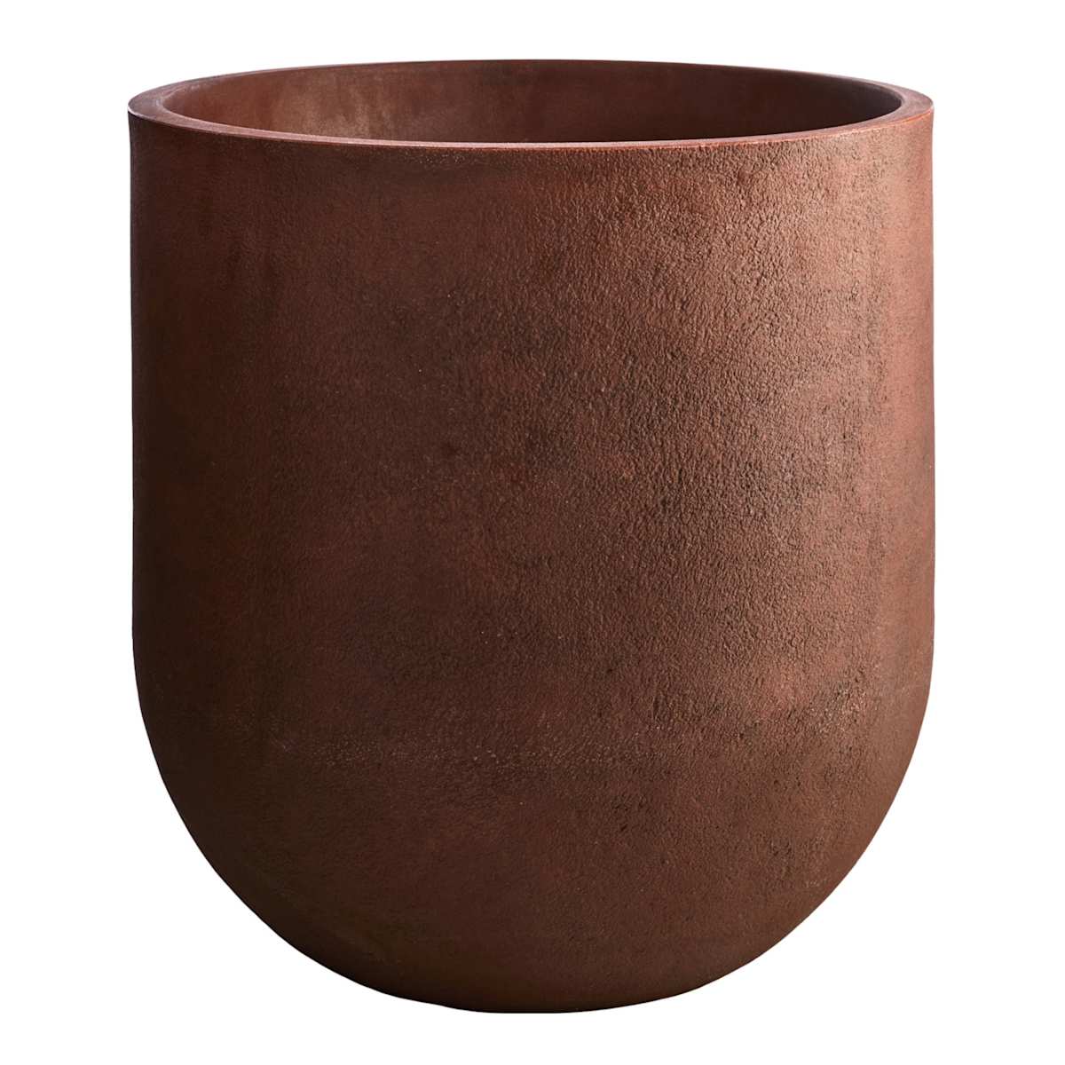 Japi Rust Rustic Cask Outdoor Planter, Large