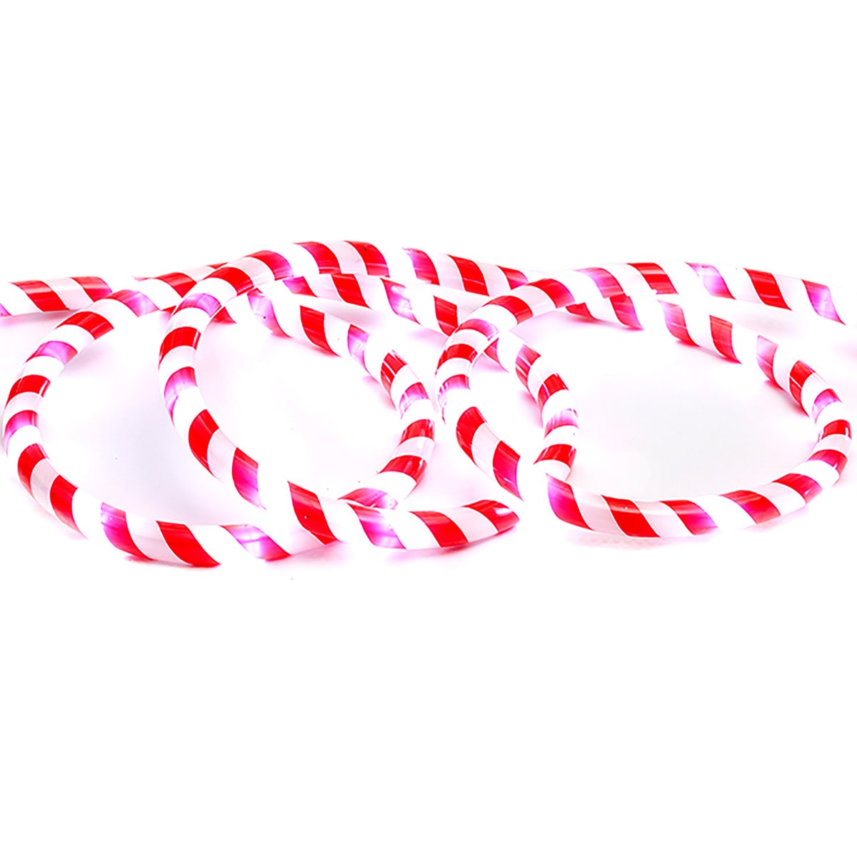 LED Candy Cane Rope Light, 18'