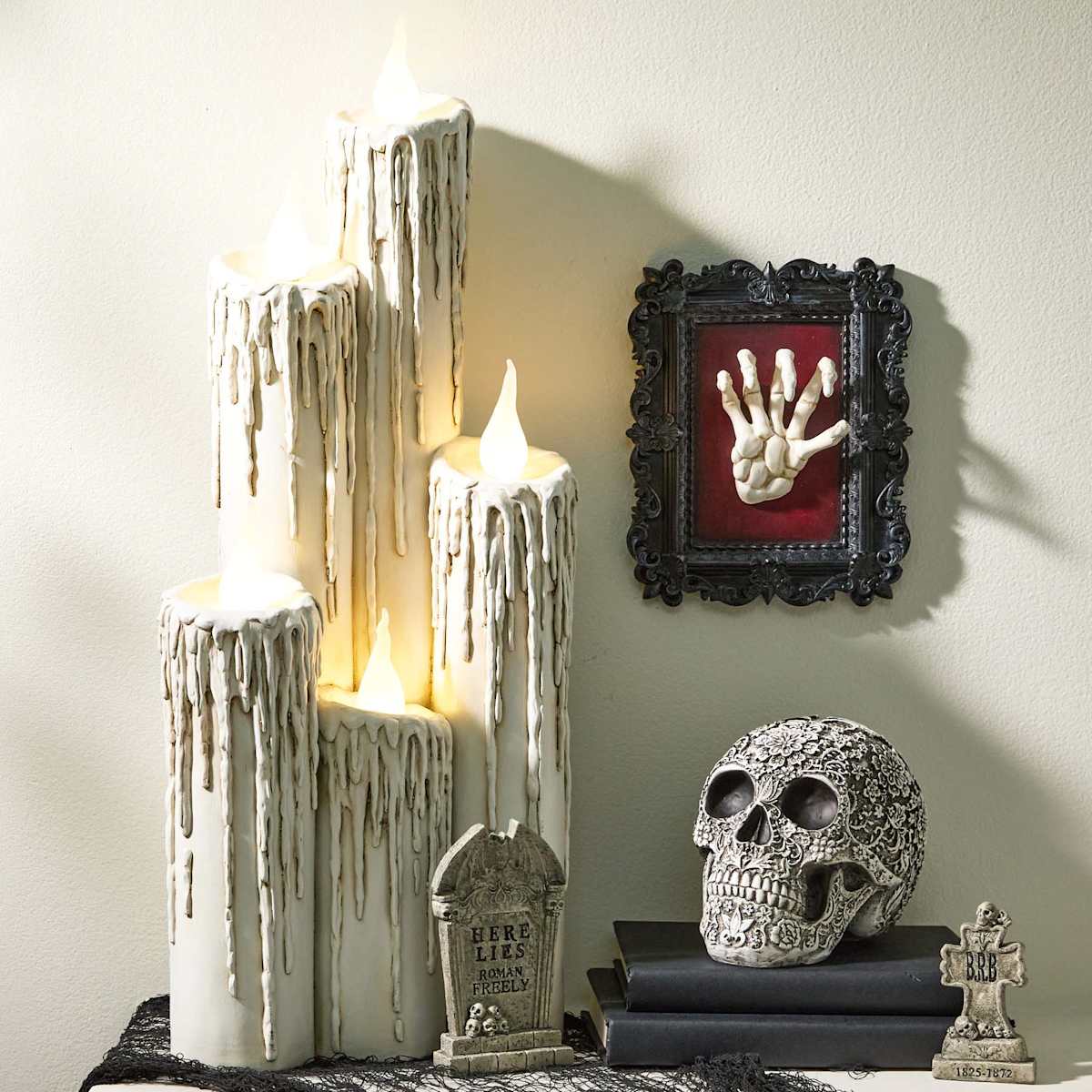 Skeleton Hand Wall Decor, 10"