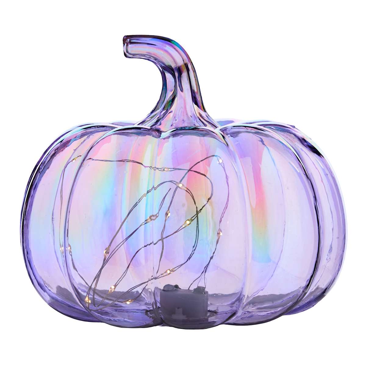 Hey Boo! Purple Iridescent Pumpkin | At Home