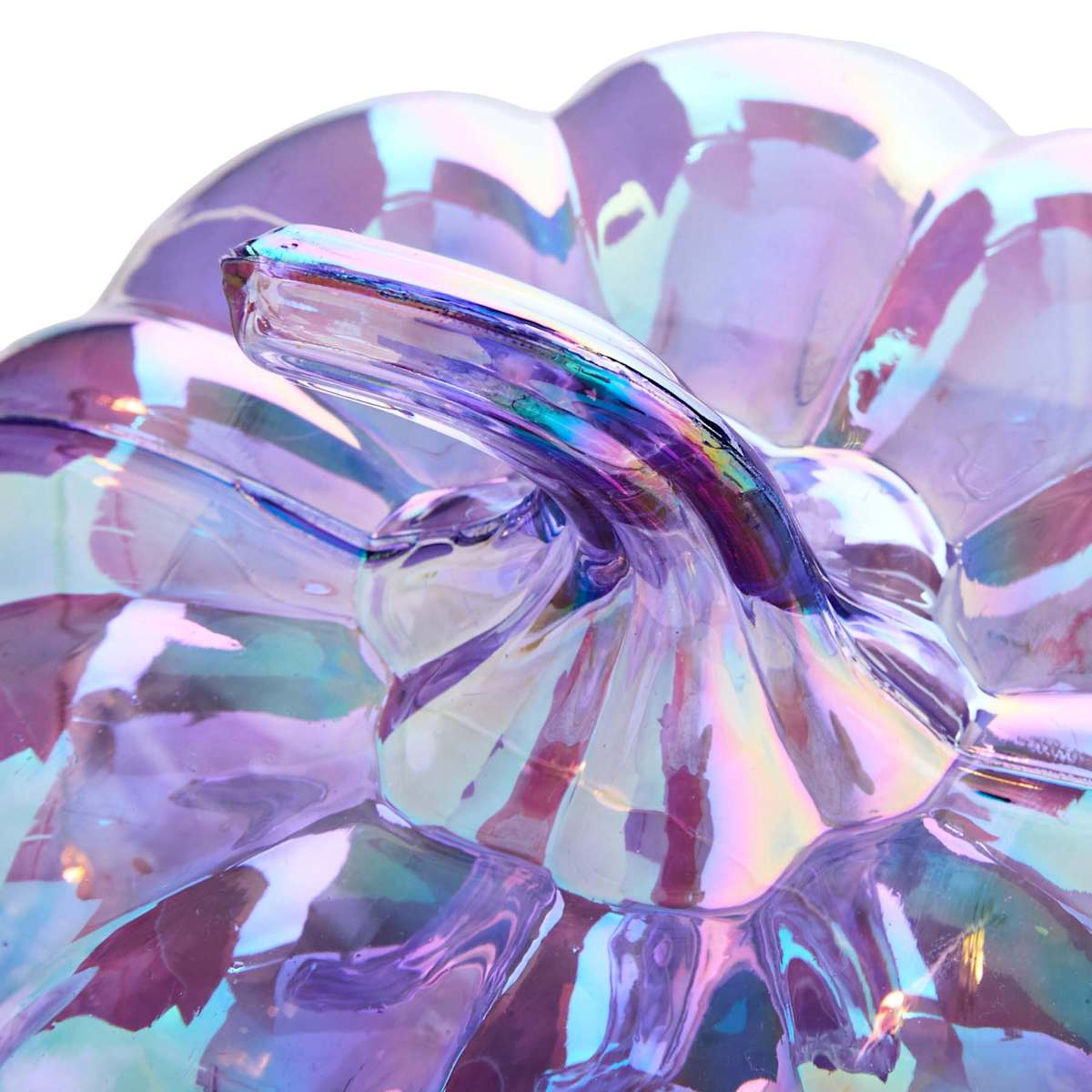 Hey Boo! Purple Iridescent Pumpkin | At Home