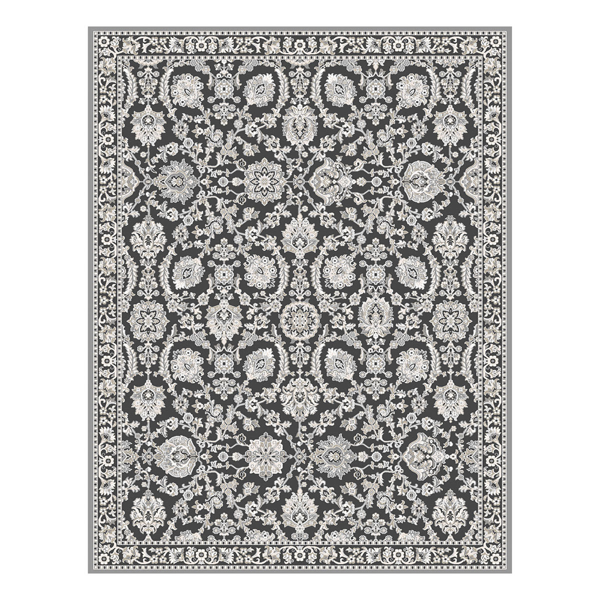 Providence Tiffany Grey Floral Area Rug 8x10 | Home Decor | At Home