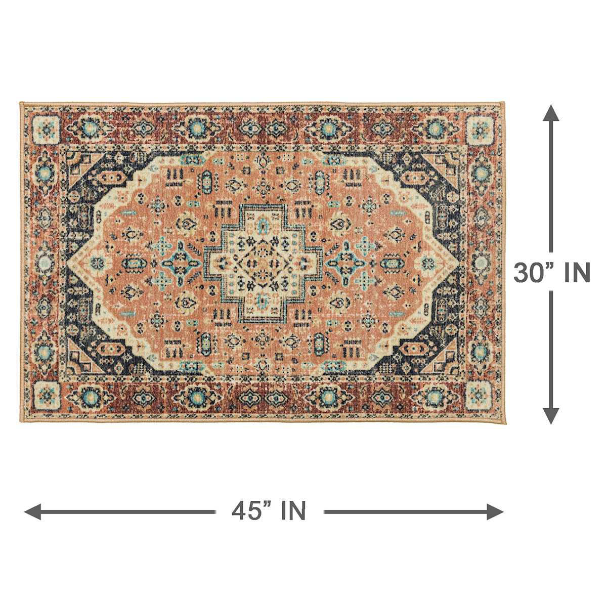 Ikarus Medallion Rug Neutral, 30x45 | At Home