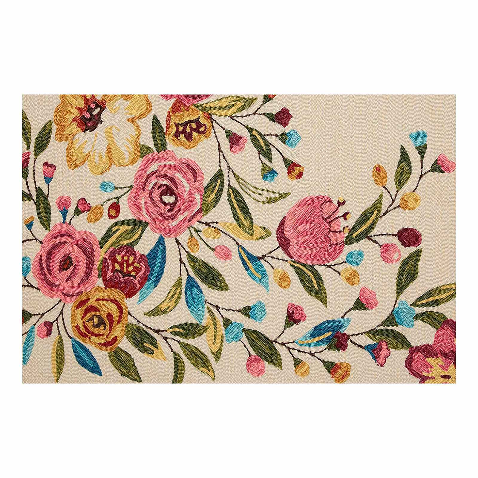 Summerton Pink and Ivory Floral Accent Rug 2x3 | At Home