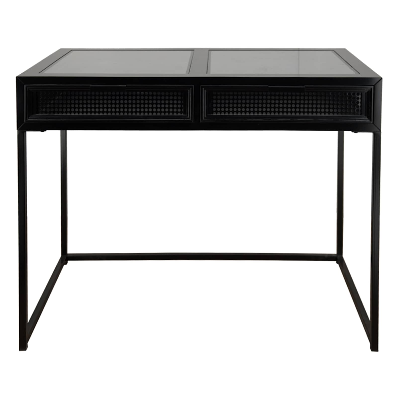 Black Metal Display Console Table | At Home