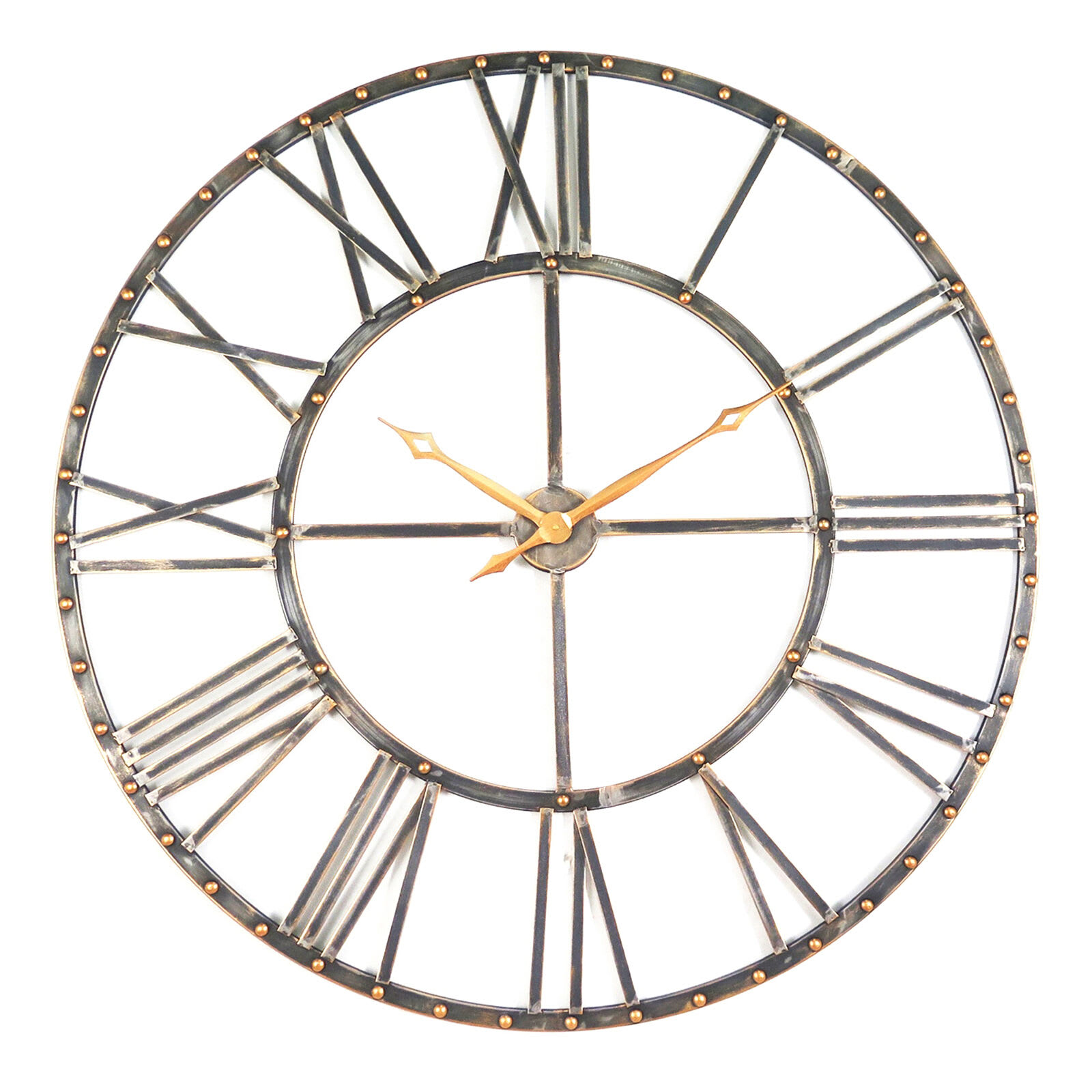 Metal Gallery Round Wall Clock, 45"