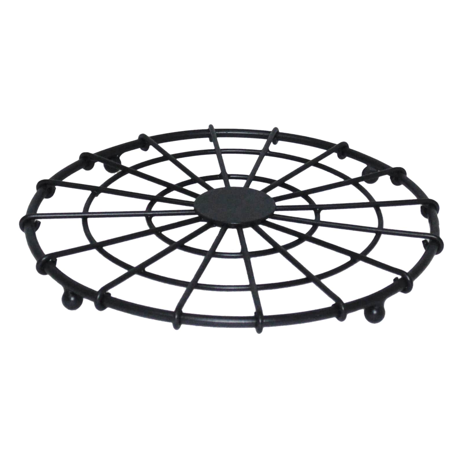 Round Iron Wire Grid Pattern Trivet