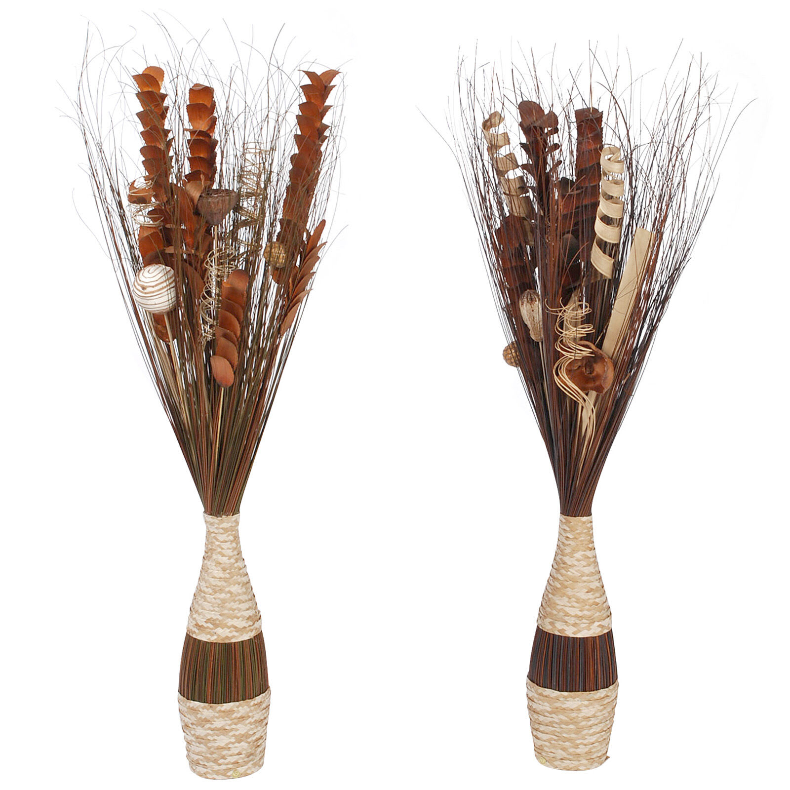 Dried Natural Buri Bundle, 40", Assorted Styles