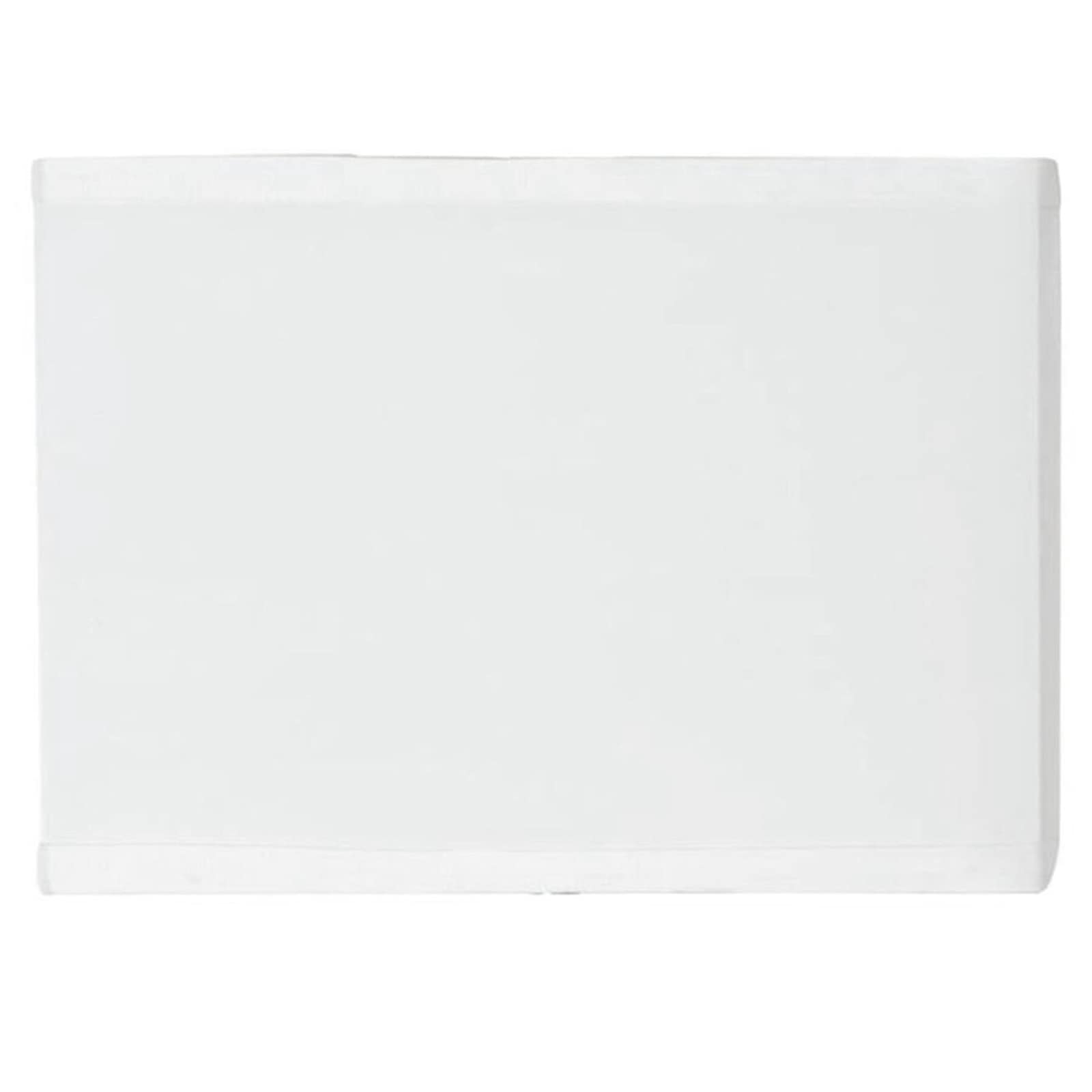 White Rectangle Small Table Lamp Shade, 12x7x9