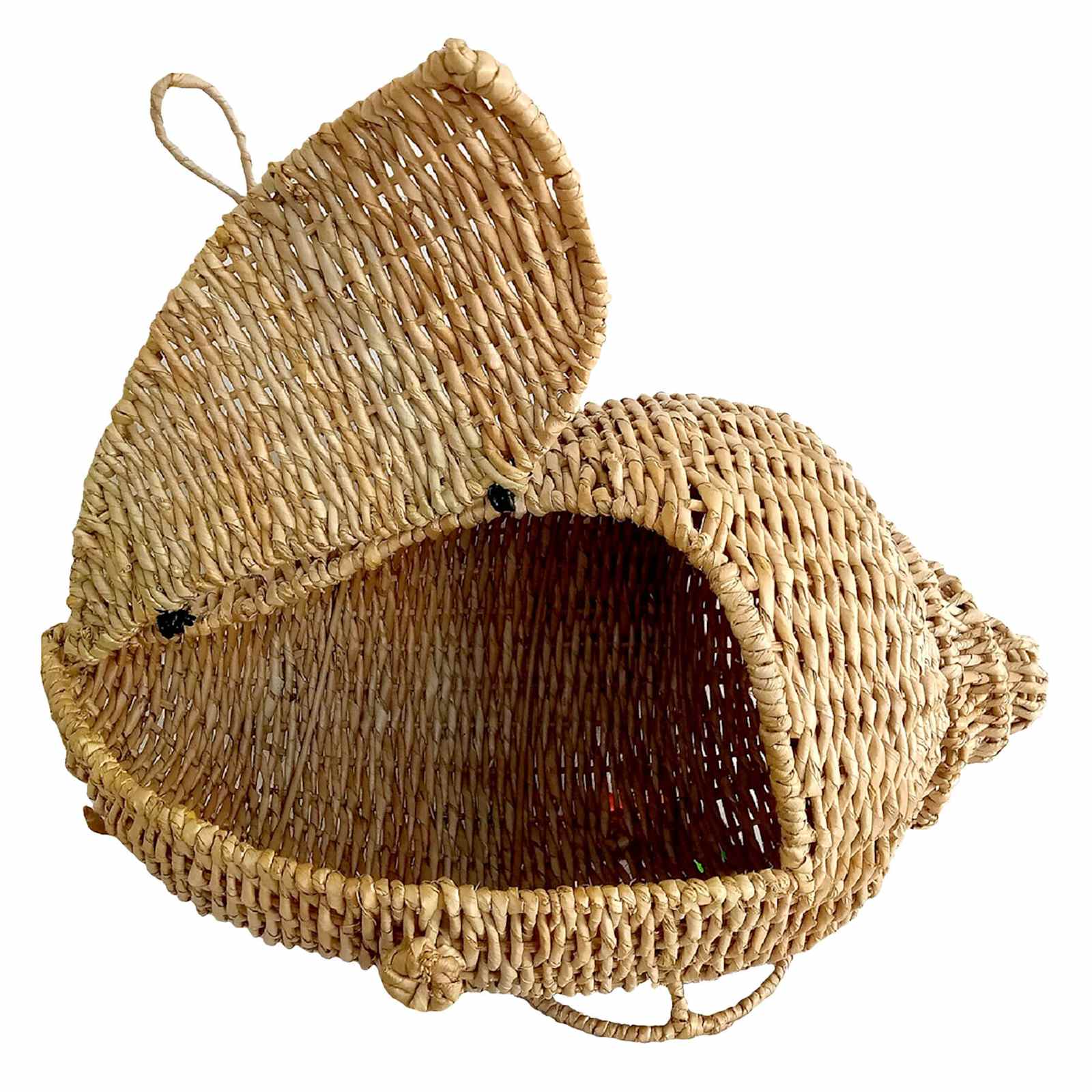 Woven Seashell Basket, 10.5"