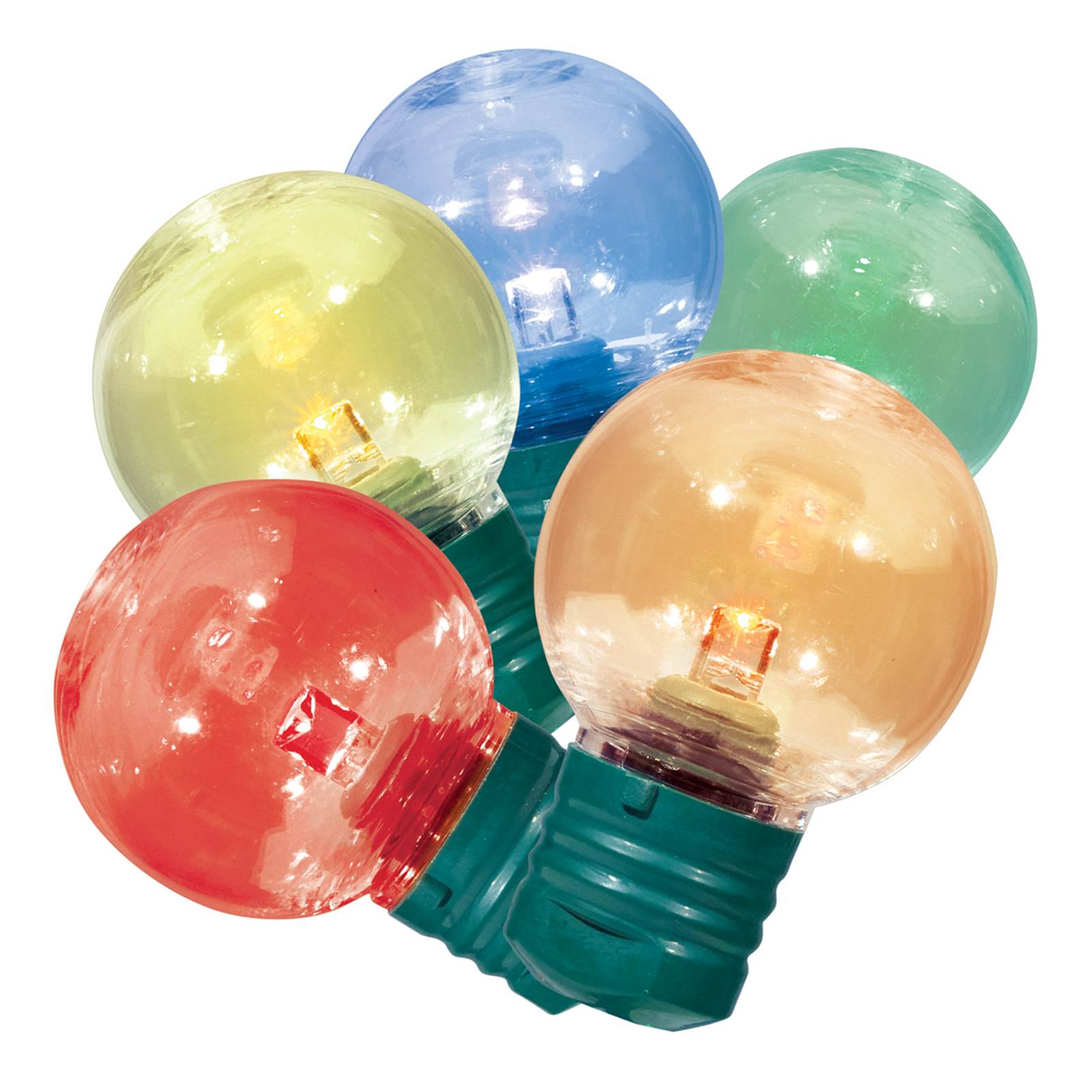 50-Count 2-Function UL G30 LED Color Changing Globe String Light Set