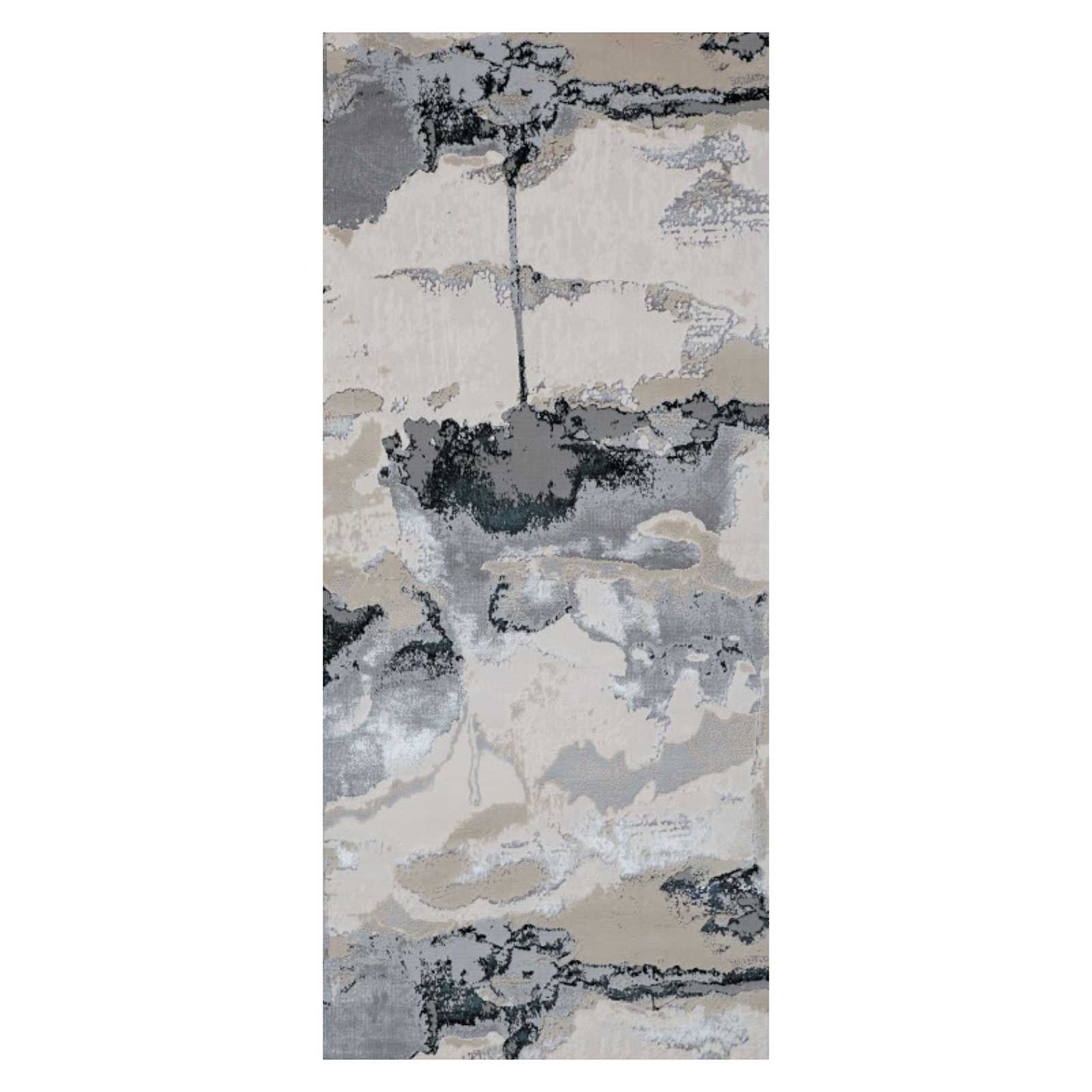 Miramar Ivory Abstract Accent Rug 2x4 | At Home