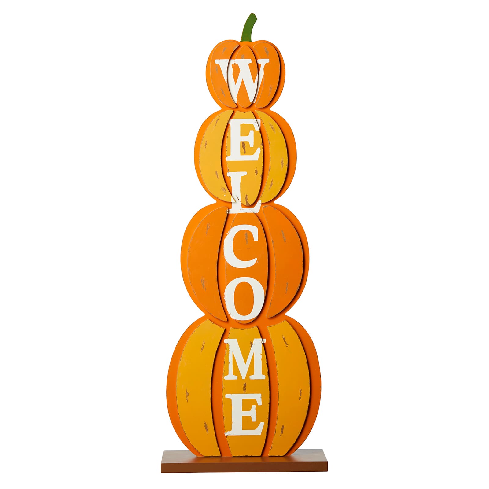 Pumpkin Porch Welcome Pumpkin Stand 36" | At Home