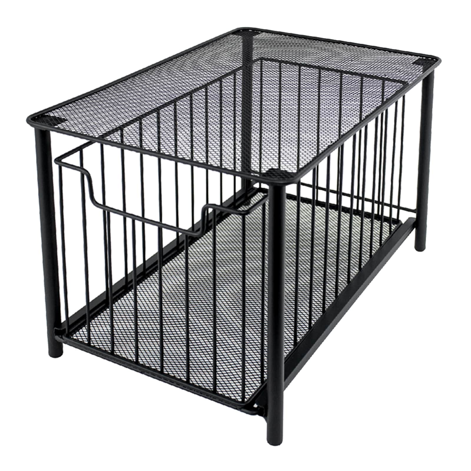 Black Metal Under the Sink Storage Large | At Home