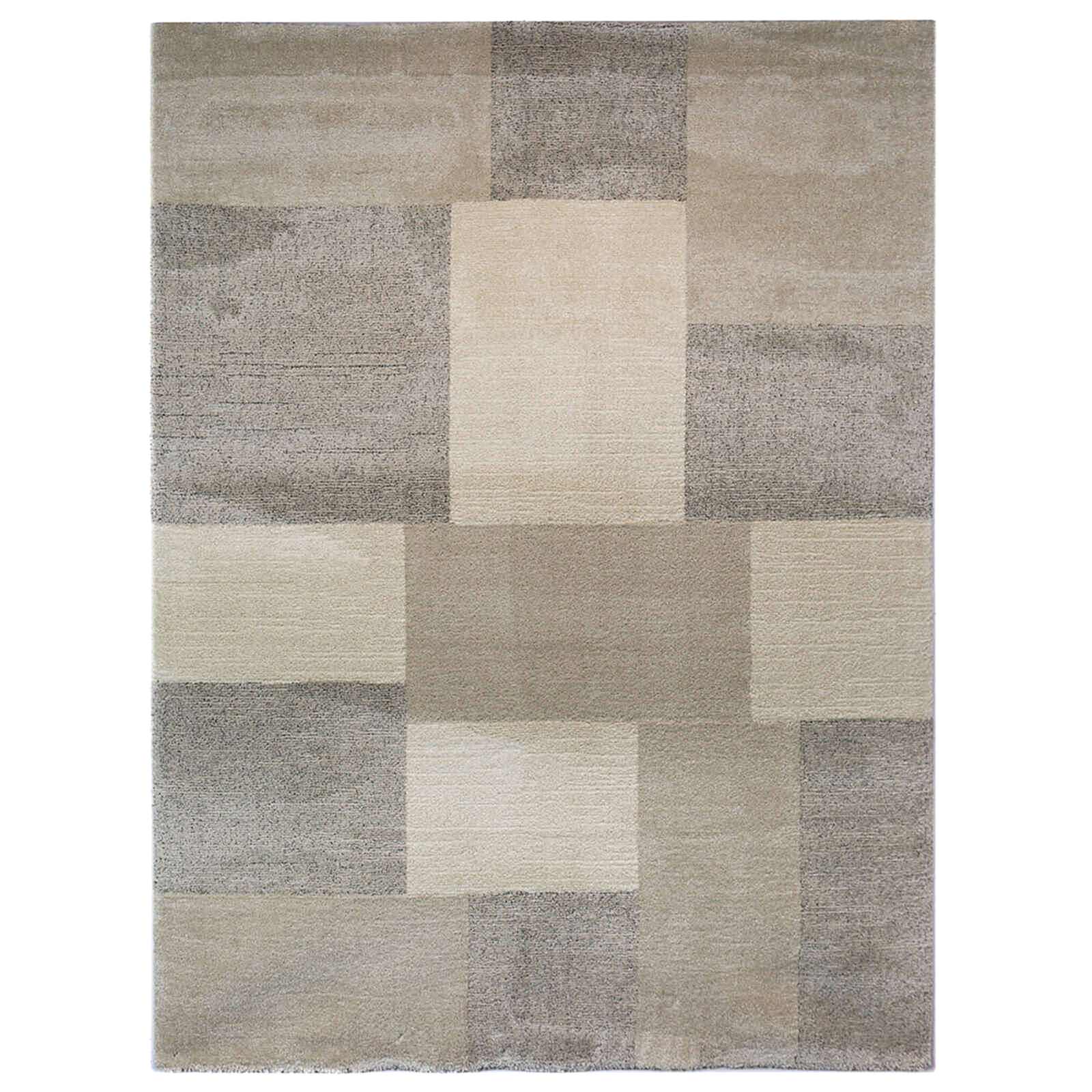 Siroc Neutral Blocks Area Rug 8x10 | Area Rugs | At Home