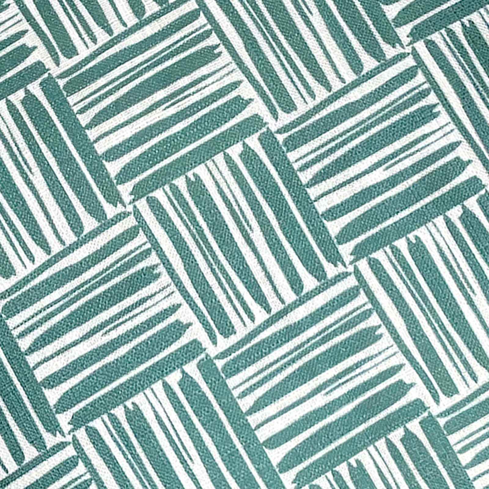 Teal Magic Block Throw Pillow, 18"